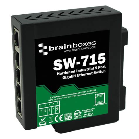 Gigabit Ethernet Switch Brainboxes