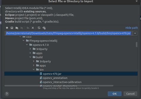 Integrating Opencv With Ffmpeg In Intellij Java Linux Tutorial