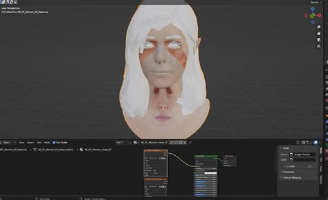 Trouble With Uv Mapping On The Head File In The Comments Rblender