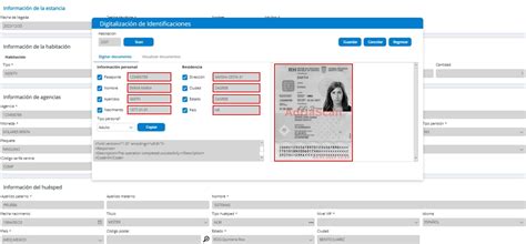 AdriaScan TCA PMS Passport ID Scanning Interface