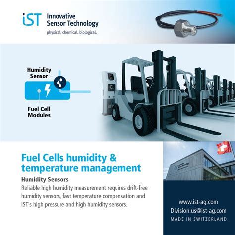 Innovative Sensor Technology Usa Division On Linkedin Fuelcell Humidity Pressure