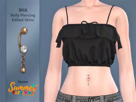 The Sims Resource Summer Festival Mia Belly Piercing