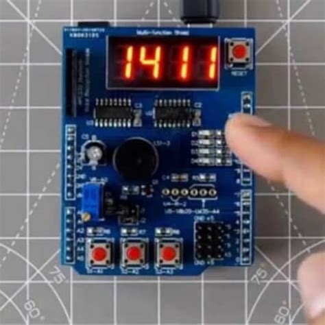 Jual Arduino Uno Learning Kit Buzzer Led 7 Seven Segment Button Shield Kab Bekasi