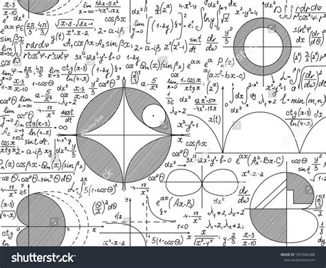 수학적 벡터 과학적 밀접한 텍스처필기 그림 스톡 벡터로열티 프리 1897680388 Shutterstock