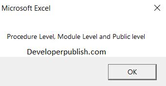 Variable Scope In Excel VBA And How To Use It In Spreadsheet