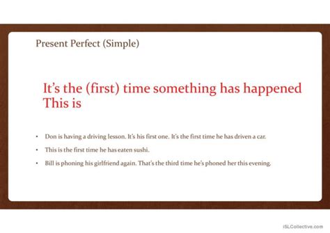Present Perfect Simple VS Present English ESL Powerpoints