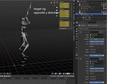 Target Armature Copy Rotation Result Opposite Y Axis Direction Animation And Rigging Blender