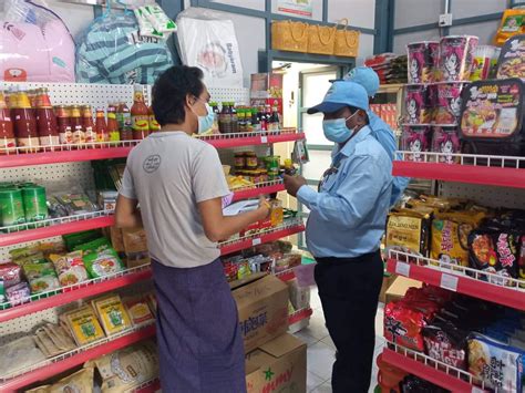 ဖျာပုံမြို့နယ်တွင် ကုန်စည်များ မြန်မာဘာသာဖြင့် ကုန်အညွှန်းအမှတ်အသား ဖော်ပြထားခြင်း ရှိ၊ မရှိ ကွင