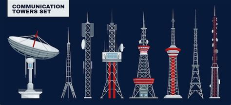 Vectores E Ilustraciones De Antena Telecomunicaciones Dibujo Para