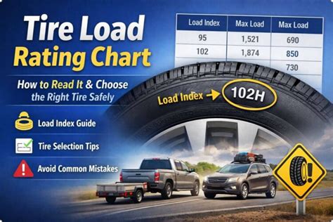 Tire Load Rating Chart How To Read Load Index Tires Easily