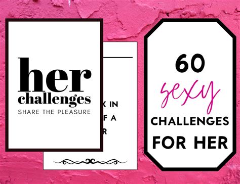 Sex Game Sex Challenges For Her Printable Kinky Game For Couples Kinky Games Sexytoy For