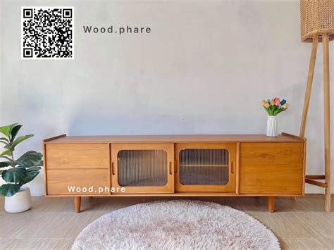 ตู้วางทีวี แต่งบ้านสไตล์มินิมอล Minimal แกลเลอรีที่โพสต์โดย Wood Phare Lemon8