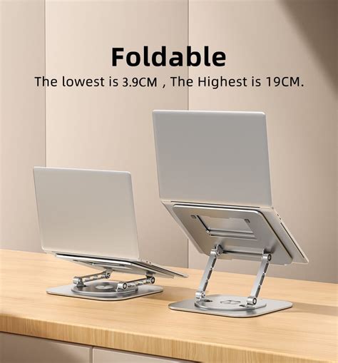 Laptop Stand Aluminum Alloy Rotating Bracket Seasiametaverse Laptop Stand Aluminum Alloy Rotating Bracket Seasiametaverse