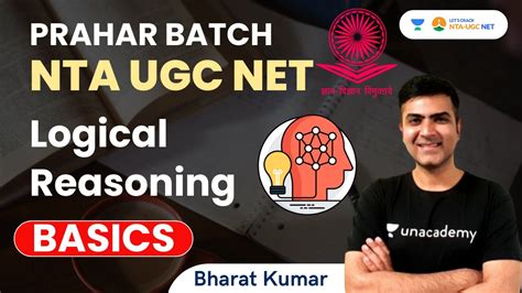 Logical Reasoning Basics NTA UGC NET Bharat Kumar YouTube