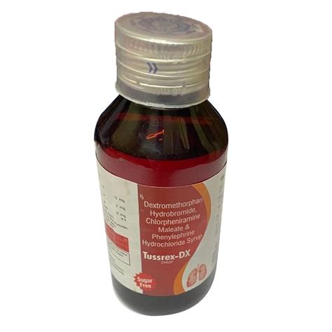 Dextromethorphan With Cpm Cough Syrup Packaging Type Bottle
