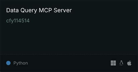 Score Data Query Mcp Server Glama