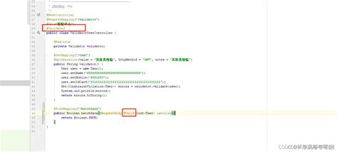 Spring Boot基于valid和validated验证list集合springboot List 校验集合个数 Csdn博客