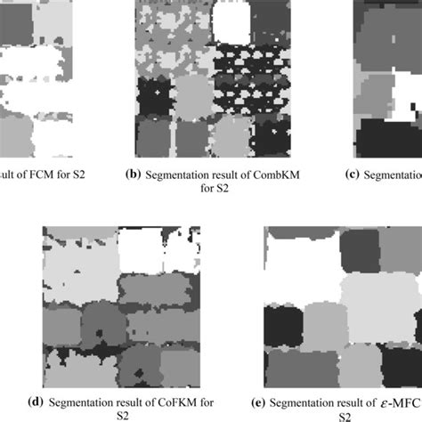 Segmentation Result Of Each Algorithm For S2 Download Scientific Diagram
