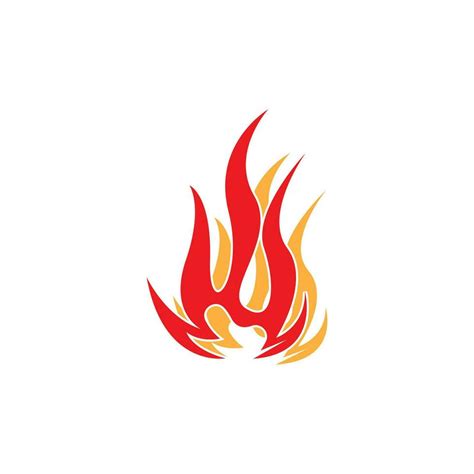 Fire Flame Logo Vector Template Illustration 34200865 Vector Art At Vecteezy