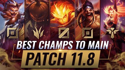 3 Best Champions To Main For Every Role In Patch 11 8 League Of