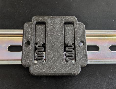 Horizontal SSR DIN Rail Mount By Ant Download Free STL Model Printables Com