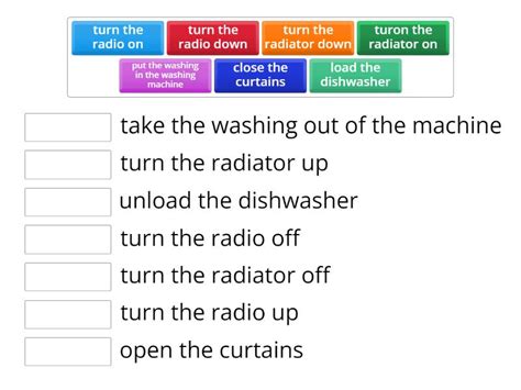 Brainy 6 Unit 2 Objects In The House Match The Opposites Match Up
