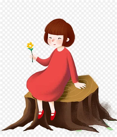 卡通小女孩海报人物装饰png图片素材下载图片编号8356684 Png素材网