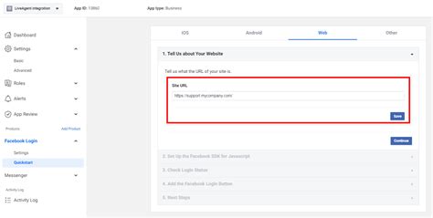 Facebook Application Setup And Facebook Page Integration For Standalone