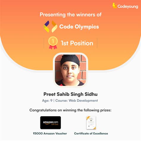 Codeyoung Here Are The Winners Of Web Development Code