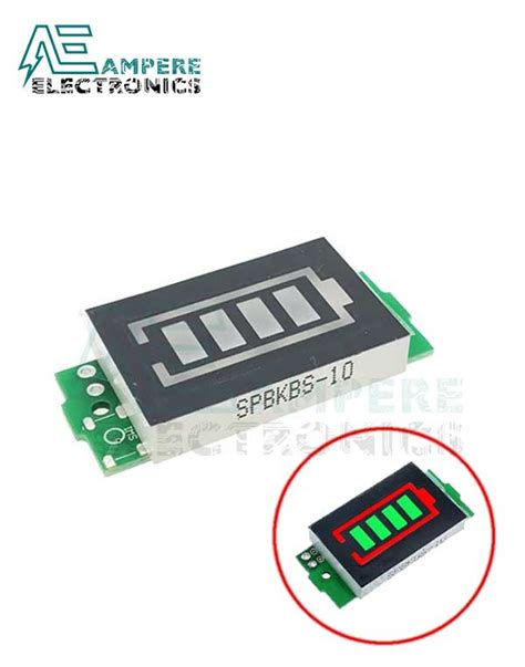 Battery Level Indicator Module 1s 8s Ampere Electronics