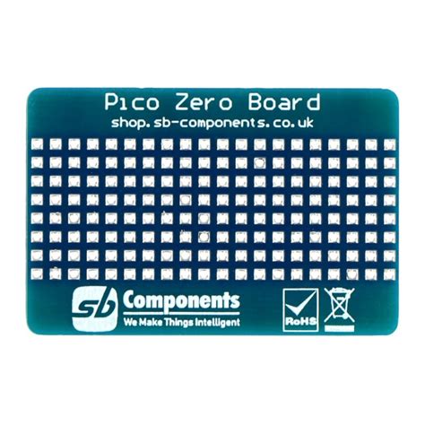 Pico Zero Board Prototyping Board For Raspberry Pi Pico SB Components SKU Botland