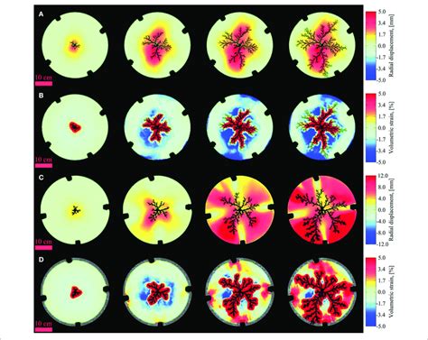 visualization of accumulated deformation at different snapshots