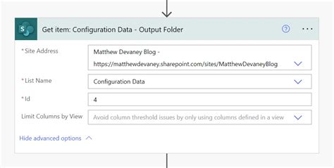 Power Automate Standards Variables