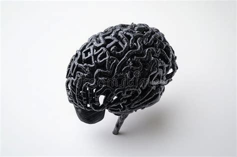 3d Printed Brain Model Stock Illustration Illustration Of Model 358869863
