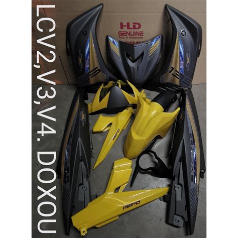 Ready Stock Hld Coverset Yamaha Lc135 V1 V2 V3 V4 Doxou Sticker Tanam Cover Set Lcv1 Lcv2 Lcv3