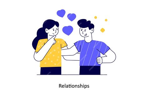 Premium Vector Relationships Flat Style Design Vector Illustration Stock Illustration
