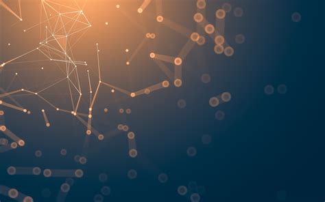 Premium Photo Abstract Background Molecules Technology With Polygonal Shapes Big Data