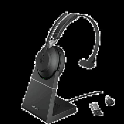 Jabra Evolve2 65 UC Mono Headset W Stand Headsets Direct