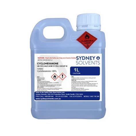 Cyclohexanone Solvent 1 L And 30kg 210 Kg Also Available At ₹ 157 Kg