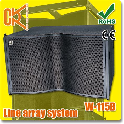 Single 15 Inch Line Array Speaker System Cabinet Material Plywood At Best Price In Guangzhou