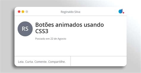 Botões Animados Usando Css3