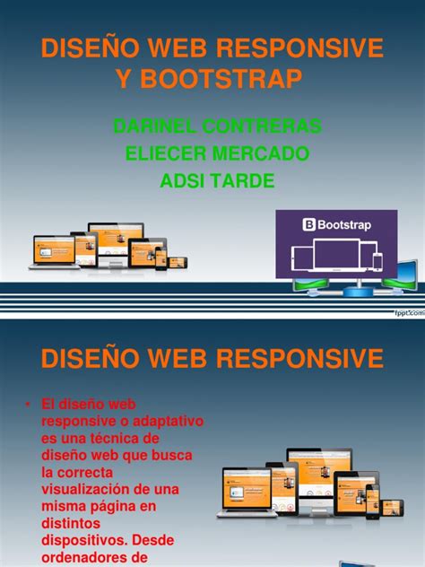 Diseño Web Responsive Y Bootstrap Pdf Bootstrap Marco Frontal