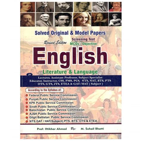 English Literature And Language Mcqs By Iftikhar Ahmad And M Sohail Bhatti