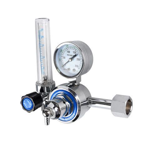 Non Heated Carbon Dioxide Co2 Regulator Full Brass Gas Regulator With