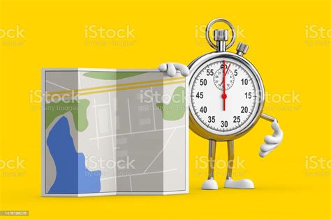 현대 스톱워치 만화 사람 캐릭터 마스코트와 추상 도시 계획 지도 3d 렌더링 3차원 형태에 대한 스톡 사진 및 기타 이미지 3차원 형태 강 거리 Istock