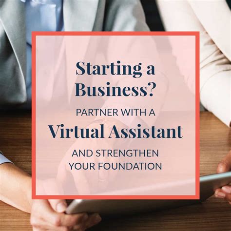 Starting A Business Partner With A Virtual Assistant