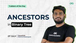 GeeksforGeeks Tree Traversal Videos