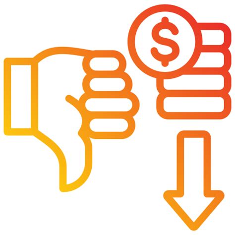 Disadvantage Generic Gradient Outline Icon