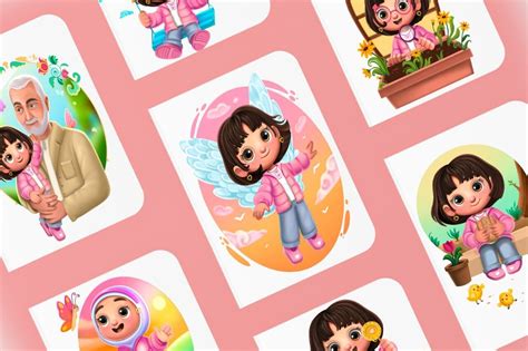 کاراکتر دختر کاپشن‌ صورتی با گوشواره قلبی رونمایی شد تصاویر همشهری آنلاین