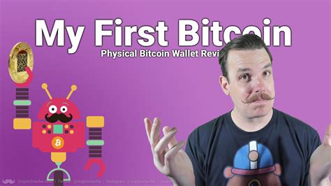 My First Bitcoin Physical Cold Storage Coin For BTC Review Secret Agent Stache The Gaming